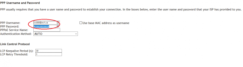 SmartRG SR505N Configuration - Support